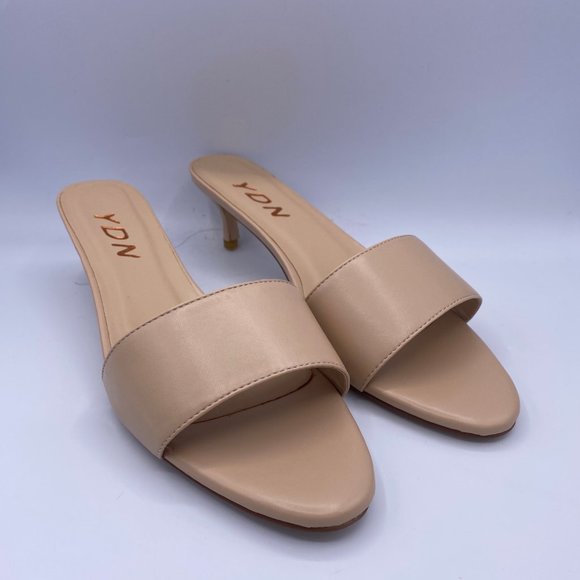 YDN | Shoes | Ydn Comfy Kitten Low Heel Mules Slip On Clog Shoes | Poshmark